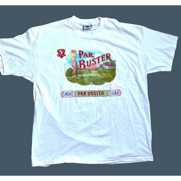 Lee | Shirts | Vintage Lee Par Buster Golf Tshirt Xl White 0 Cotton ...